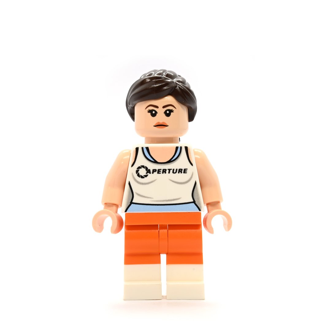 Chell - | Lego Minifigures | lego.minifigures.world